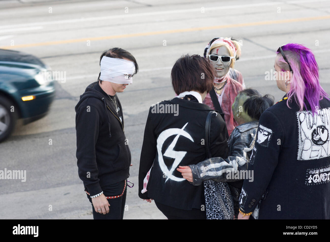 Zombie Walk is an underground organized public gathering of people who ...