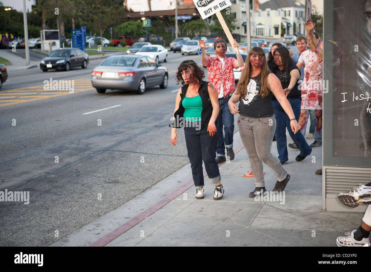 Zombie Walk is an underground organized public gathering of people who ...