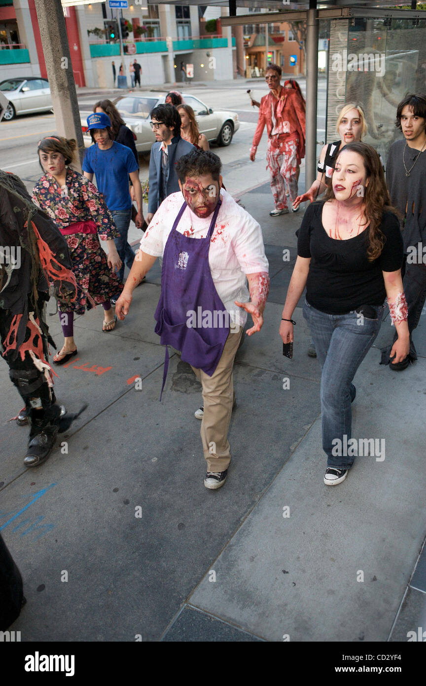 Zombie Walk is an underground organized public gathering of people who ...