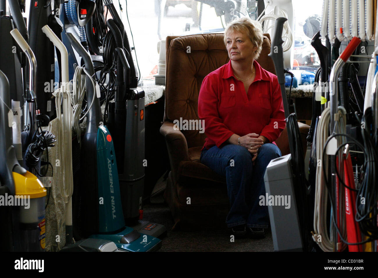 Scranton, PA (4/2/08) CAPTION: Bonnie Partyka at her family business ...
