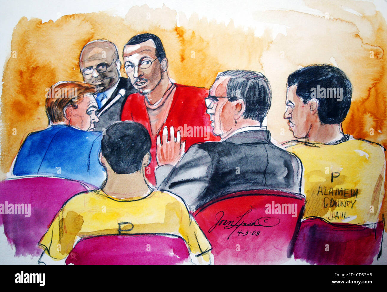 The preliminary hearing continued at the Wiley Manuel Courthouse ...