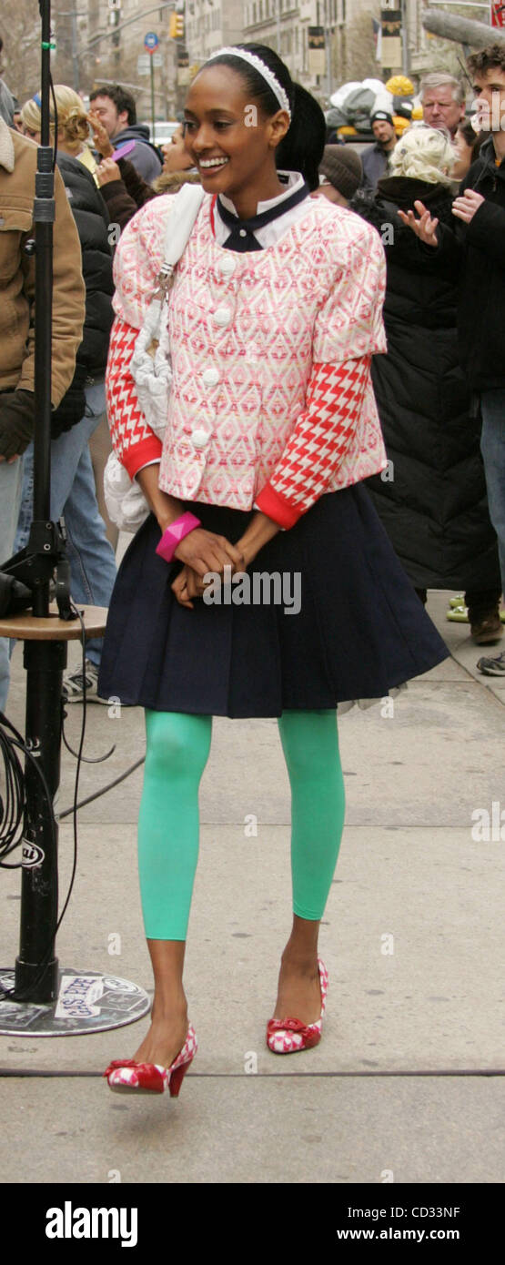 Apr 07, 2008 - New York, NY, USA -Actress NICOLE FISCELLA films a scene ...