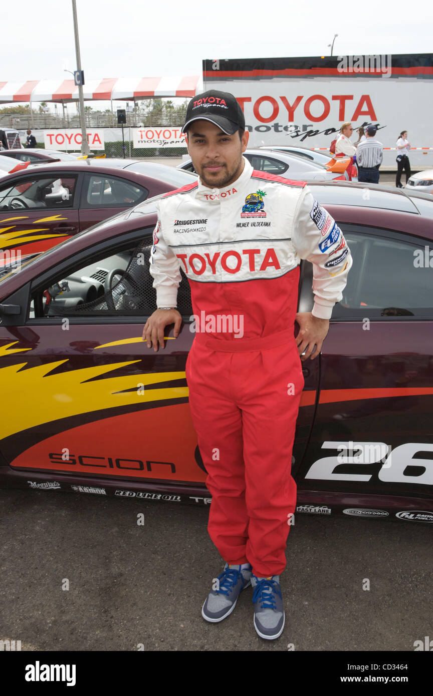 Wilmer Valderrama actor At the 2008 Toyota Pro/Celebrity Race Press Day ...