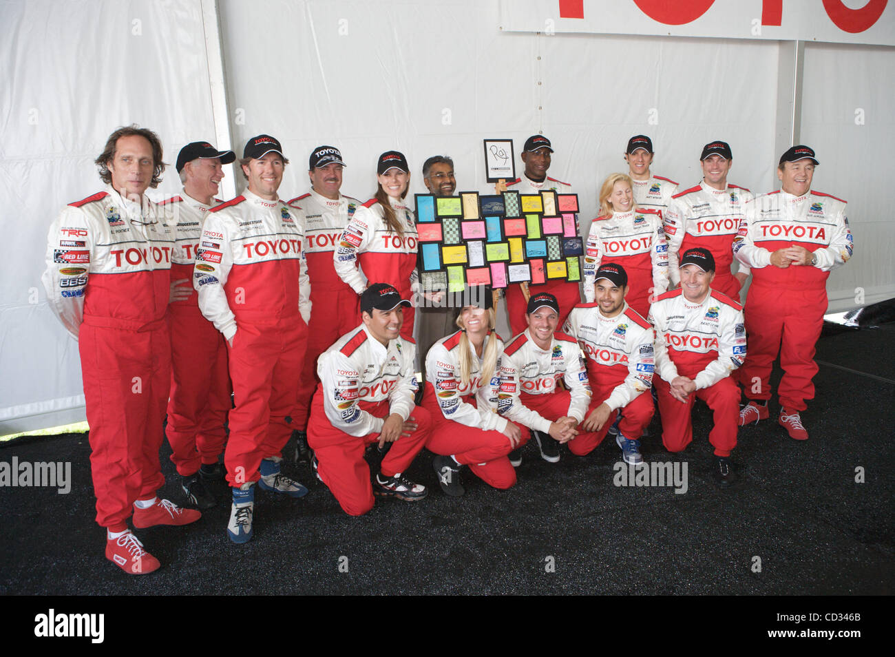 2008 Toyota Pro/Celebrity Race Press Day Stock Photo - Alamy