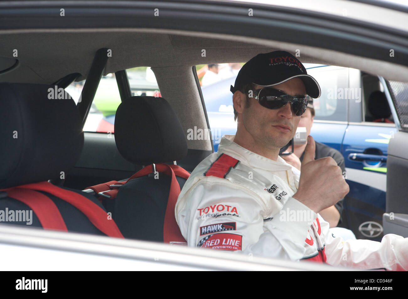 Actor Daniel Goddard at the 2008 Toyota Pro/Celebrity Race Press Day ...