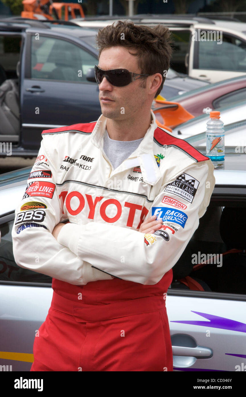 Daniel Goddard at the 2008 Toyota Pro/Celebrity Race Press Day Stock ...