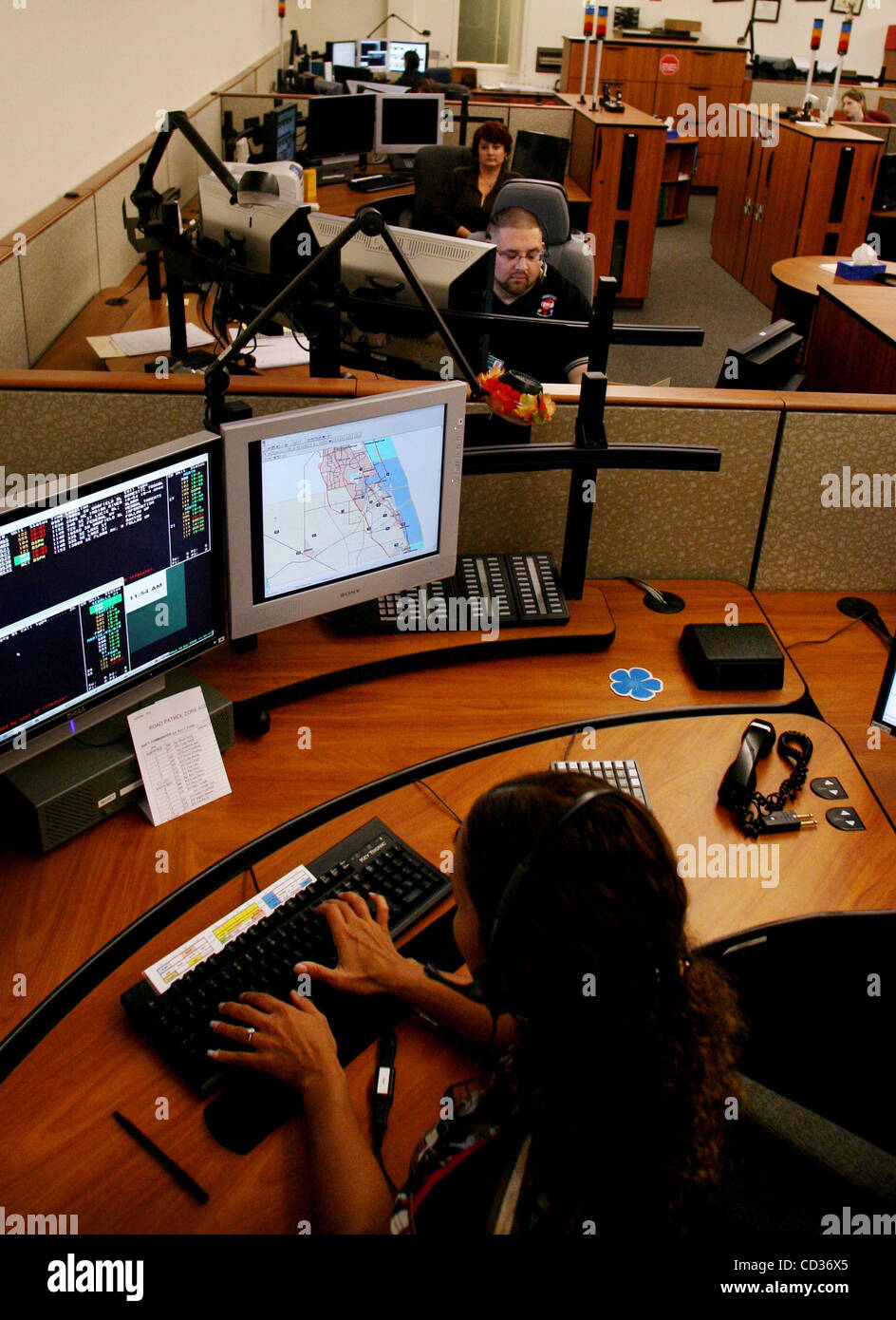 County dispatchers office hi-res stock photography and images - Alamy