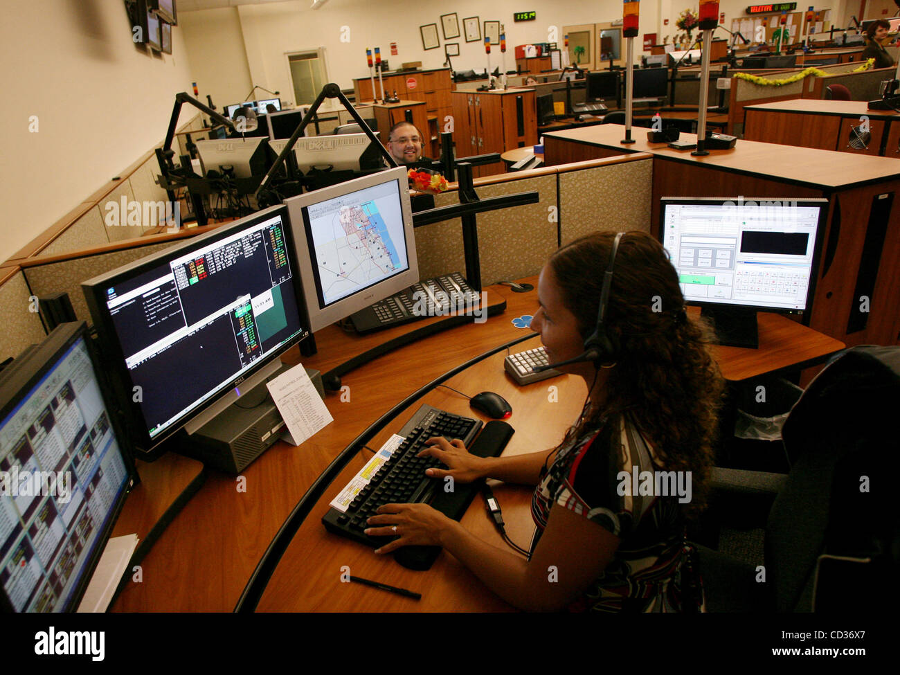County Dispatchers Office High Resolution Stock Photography and Images ...