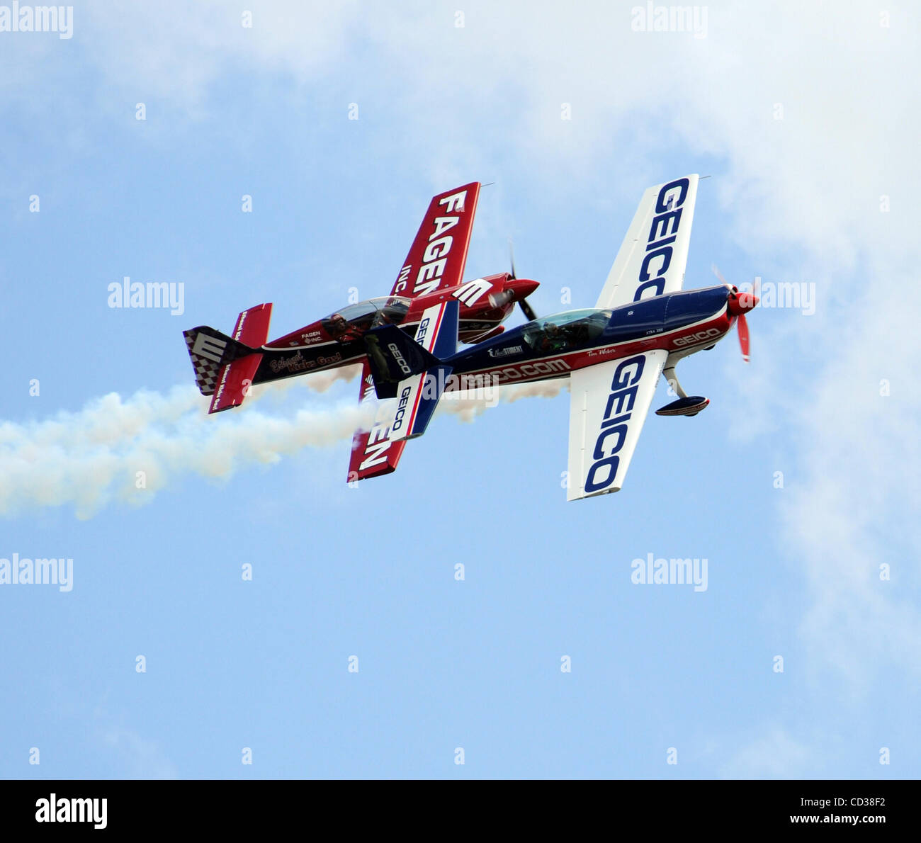 Apr. 20, 2008 Wilmington, North Carolina; USA,- Pilot GREG POE flies ...