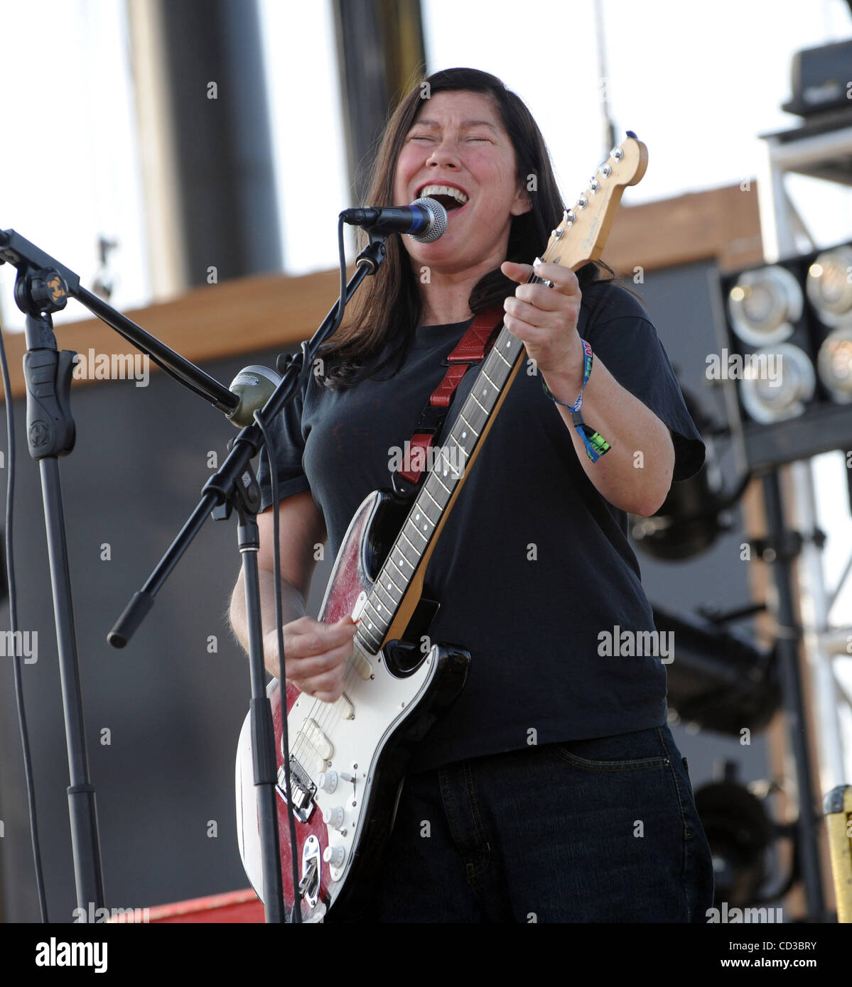 Apr 25, 2008 - Indio, California; USA - Musician KIM DEAL of the band ...