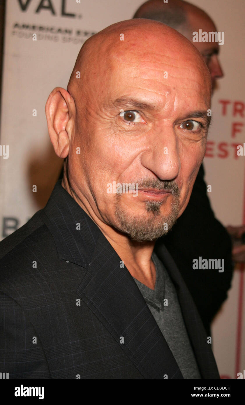 Apr 26, 2008 - New York, NY, USA - Actor BEN KINGSLEY at the New York ...