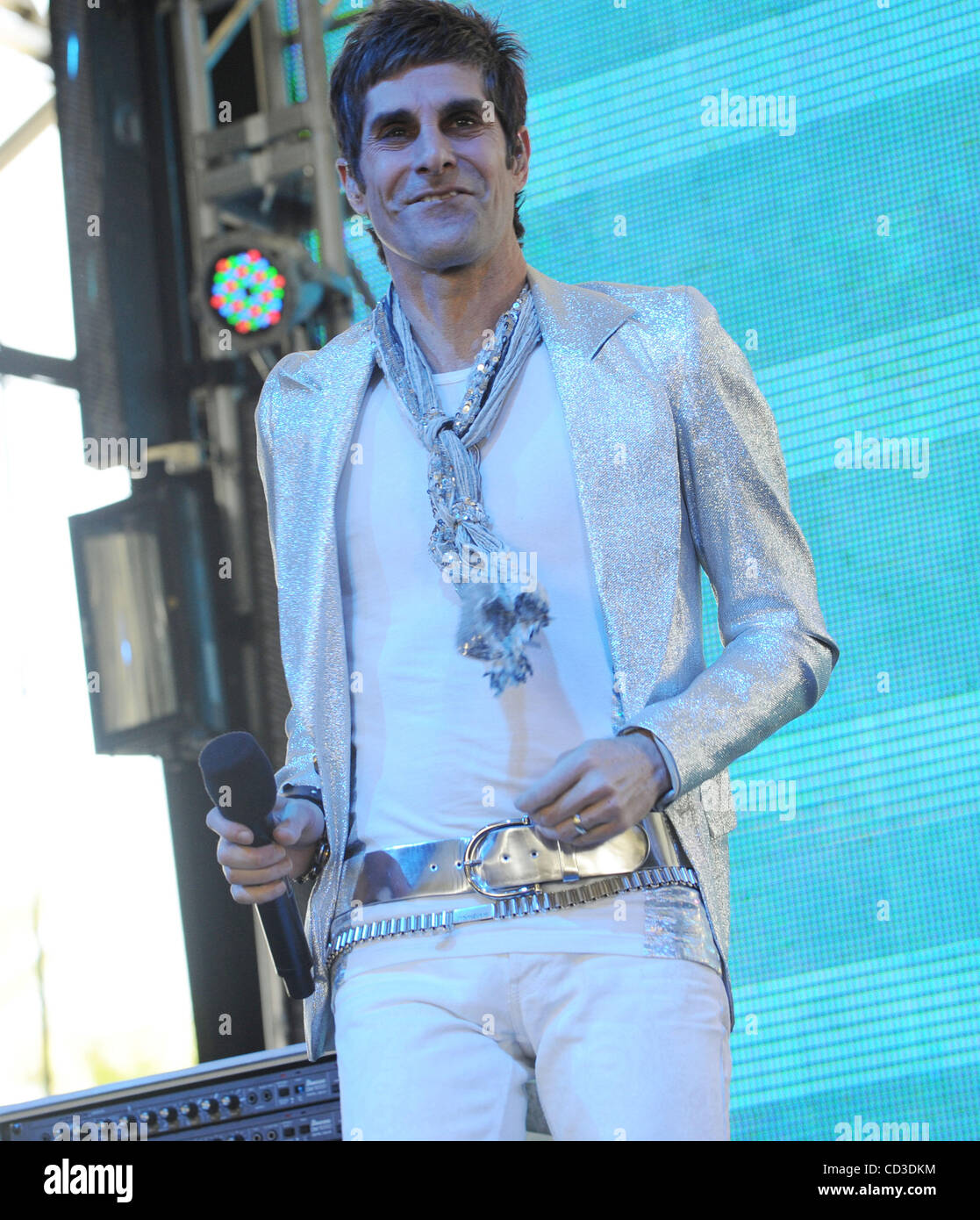 Apr 27, 2008 - Indio, California; USA - Singer PERRY FARRELL performs ...
