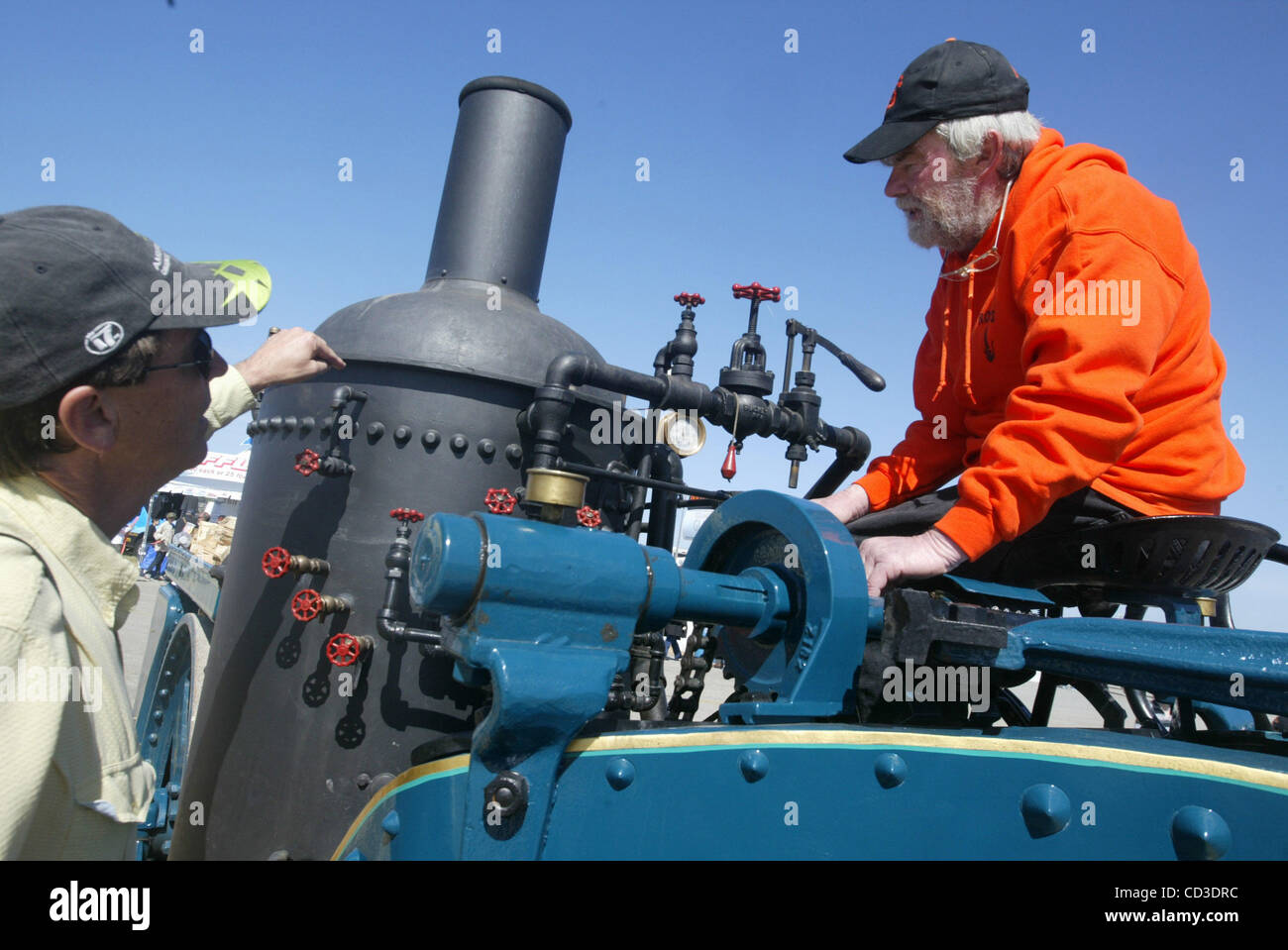 Bob Reitherman, left gets a lesson on this 1924 Buffalo-springfield ...
