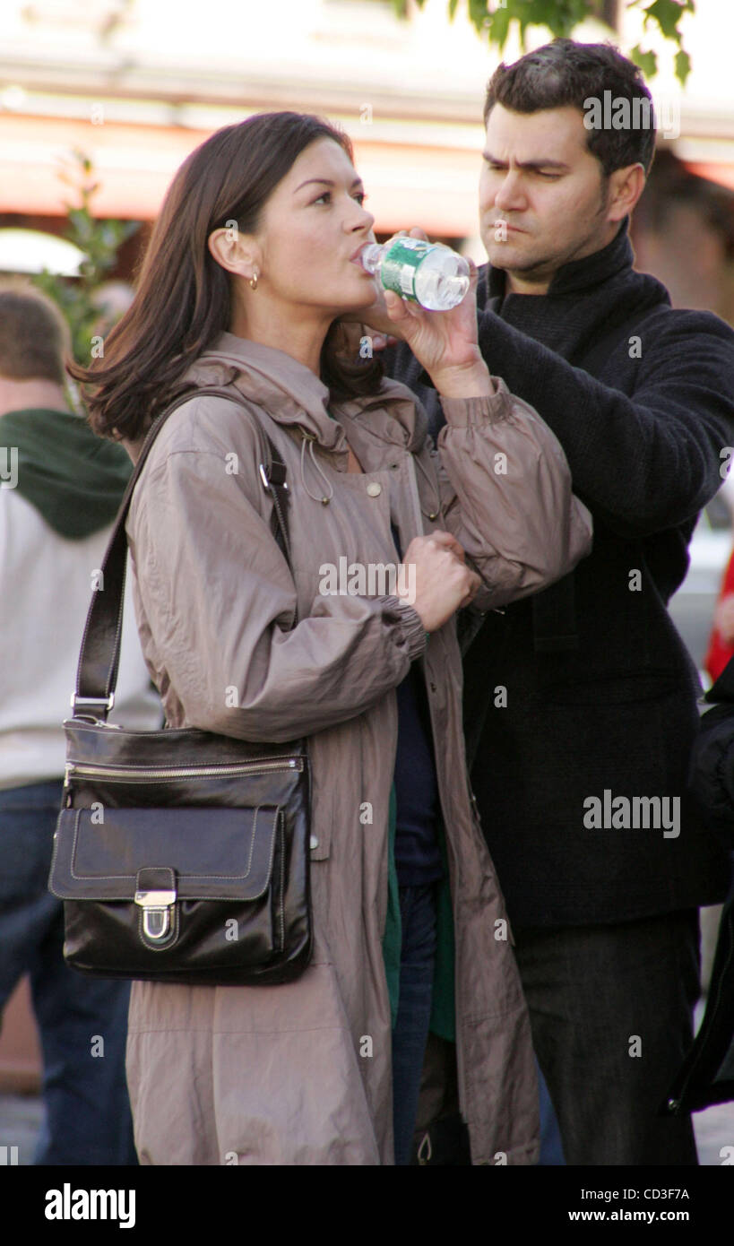 Apr 29, 2008 - New York, NY, USA - Actress CATHERINE ZETA-JONES films ...
