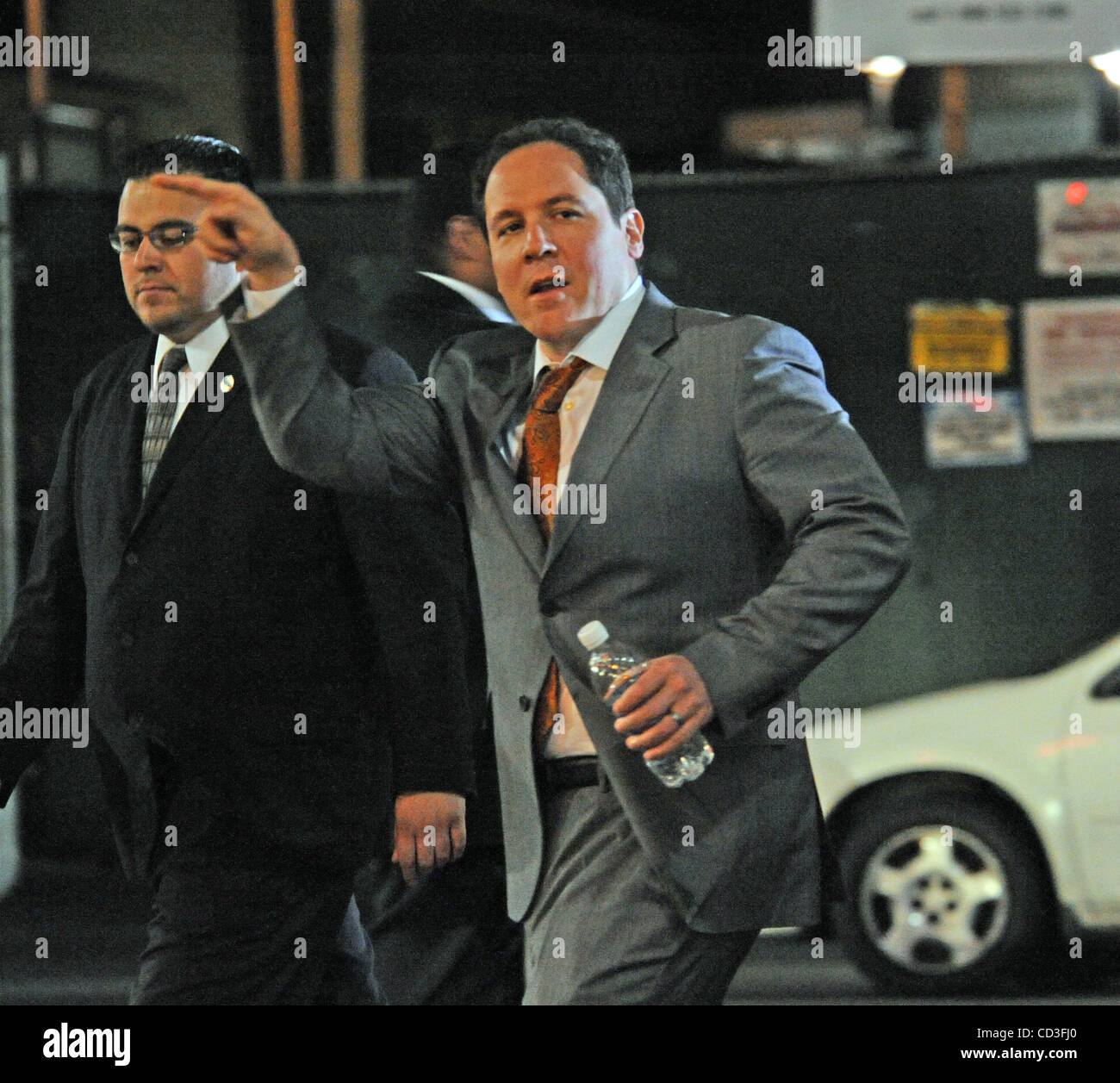 Apr 30, 2008 - Hollywood, California; USA - Actor JON FAVREAU makes an ...