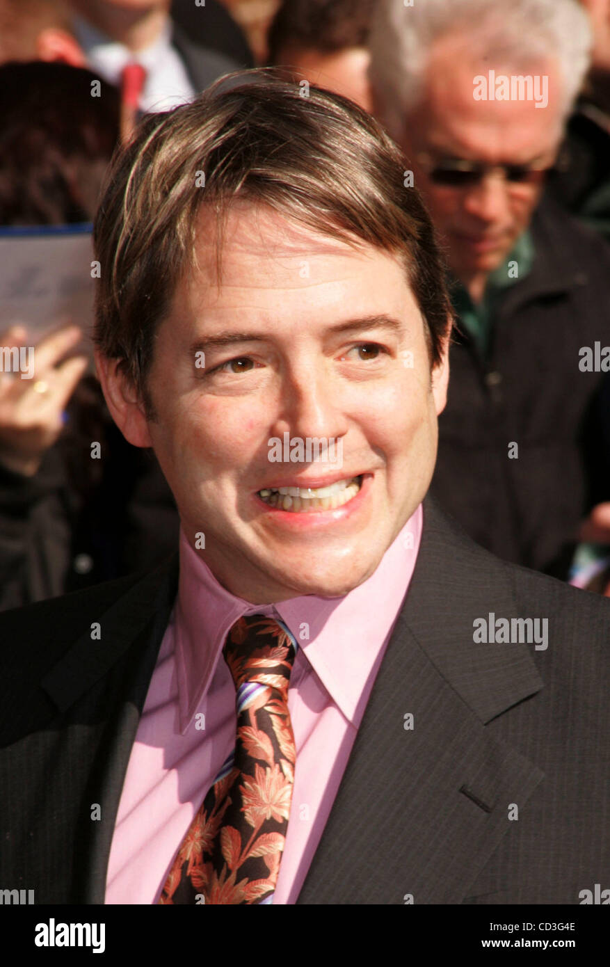 Apr 30, 2008 - New York, NY, USA - Actor MATTHEW BRODERICK arrives for ...