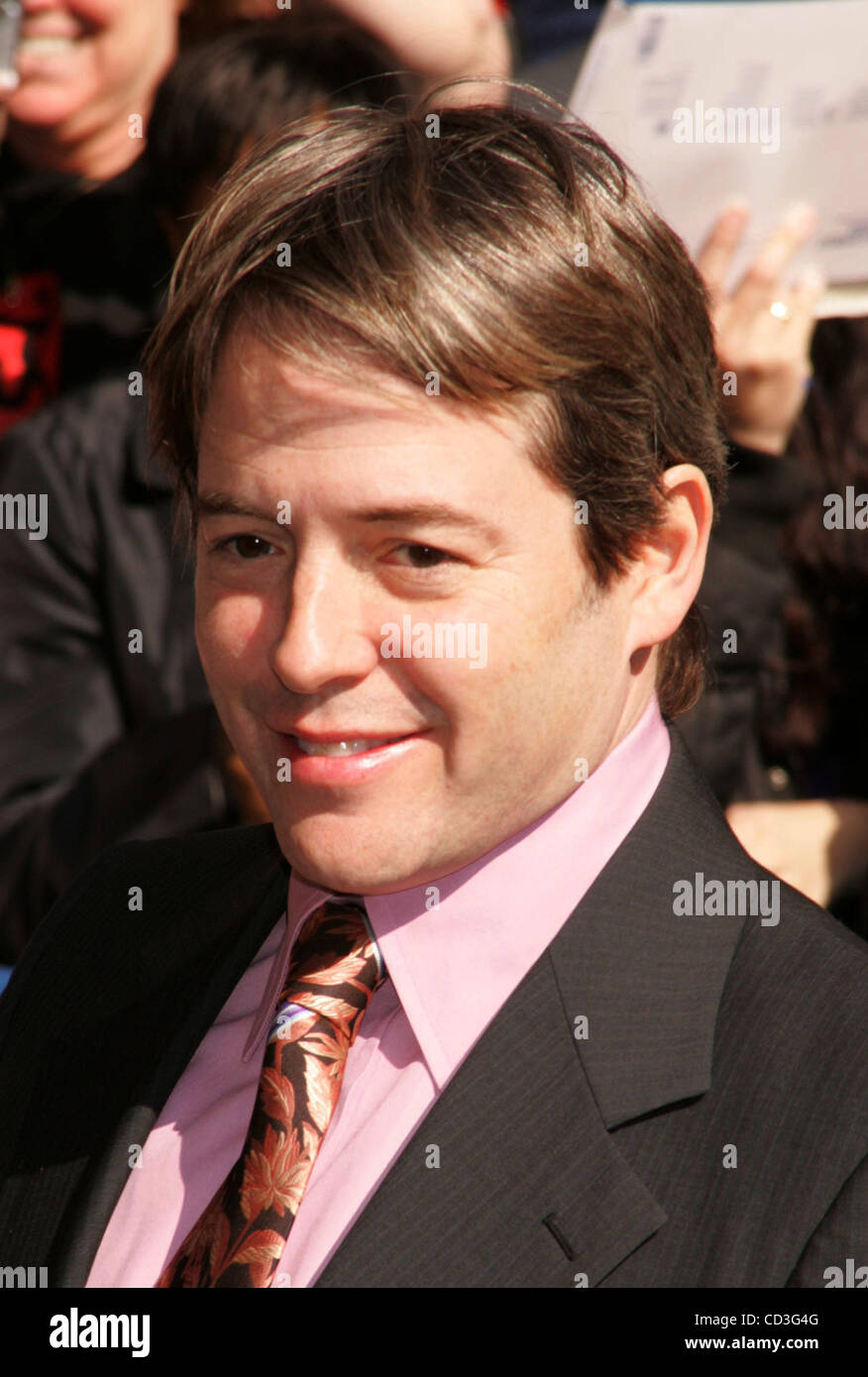 Apr 30, 2008 - New York, NY, USA - Actor MATTHEW BRODERICK arrives for ...