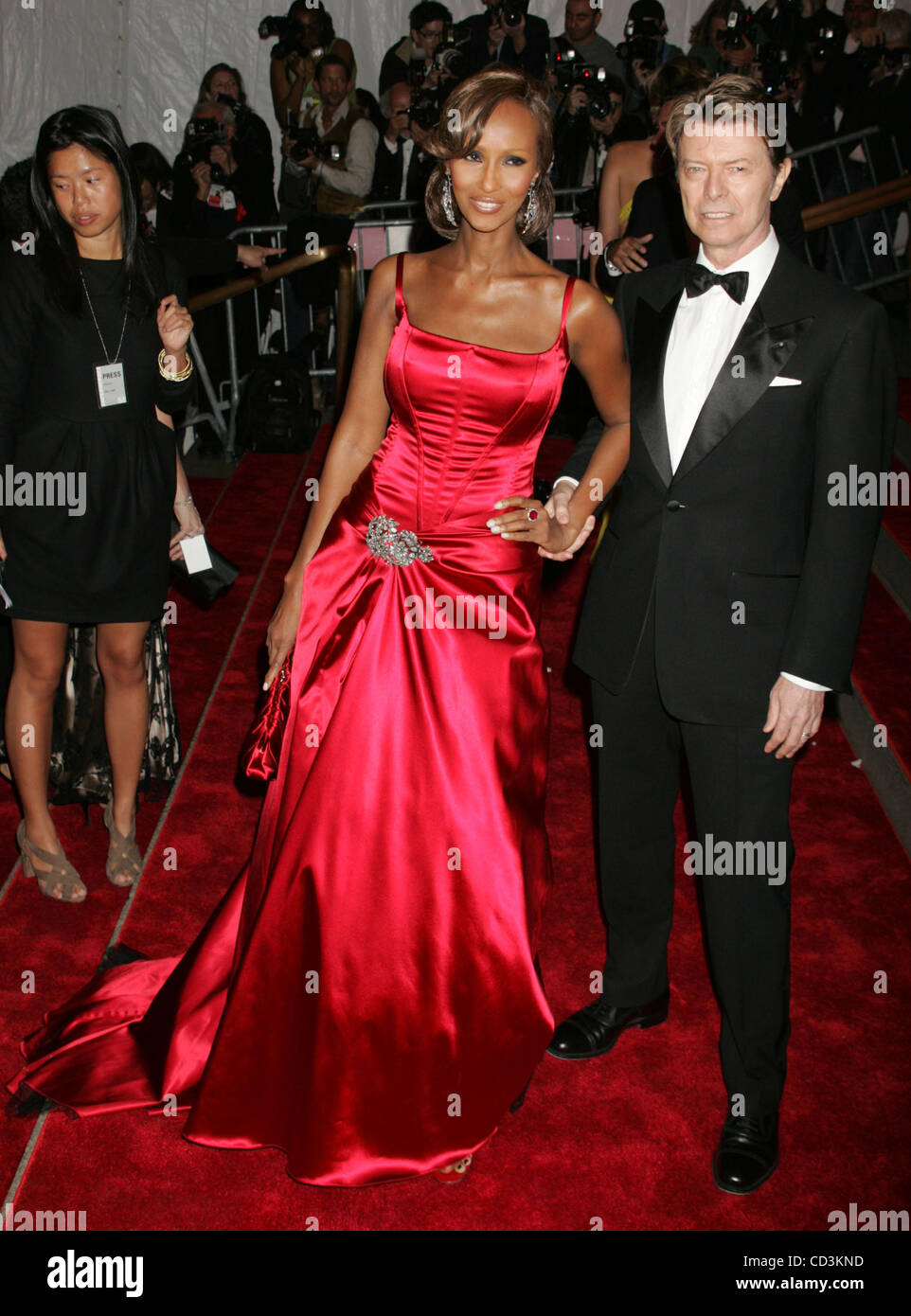 David bowie and iman hi-res stock photography and images - Alamy