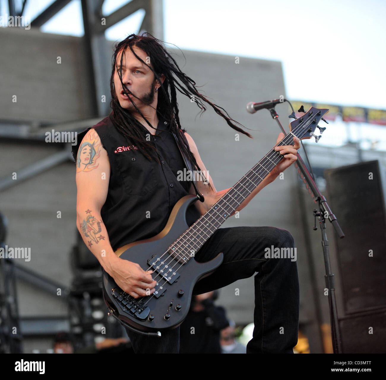 May 17, 2008 - Columbus, Ohio; USA - Bass Guitarist JOHN MOYER of the ...