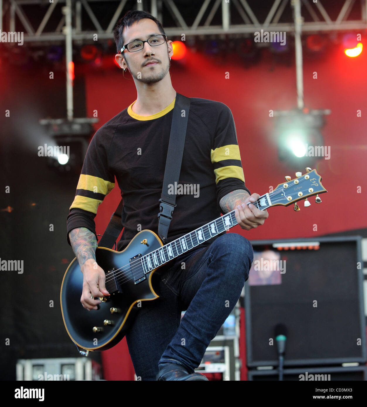 May 17, 2008 - Columbus, Ohio; USA - Guitarist MITCHELL MARLOW of the ...