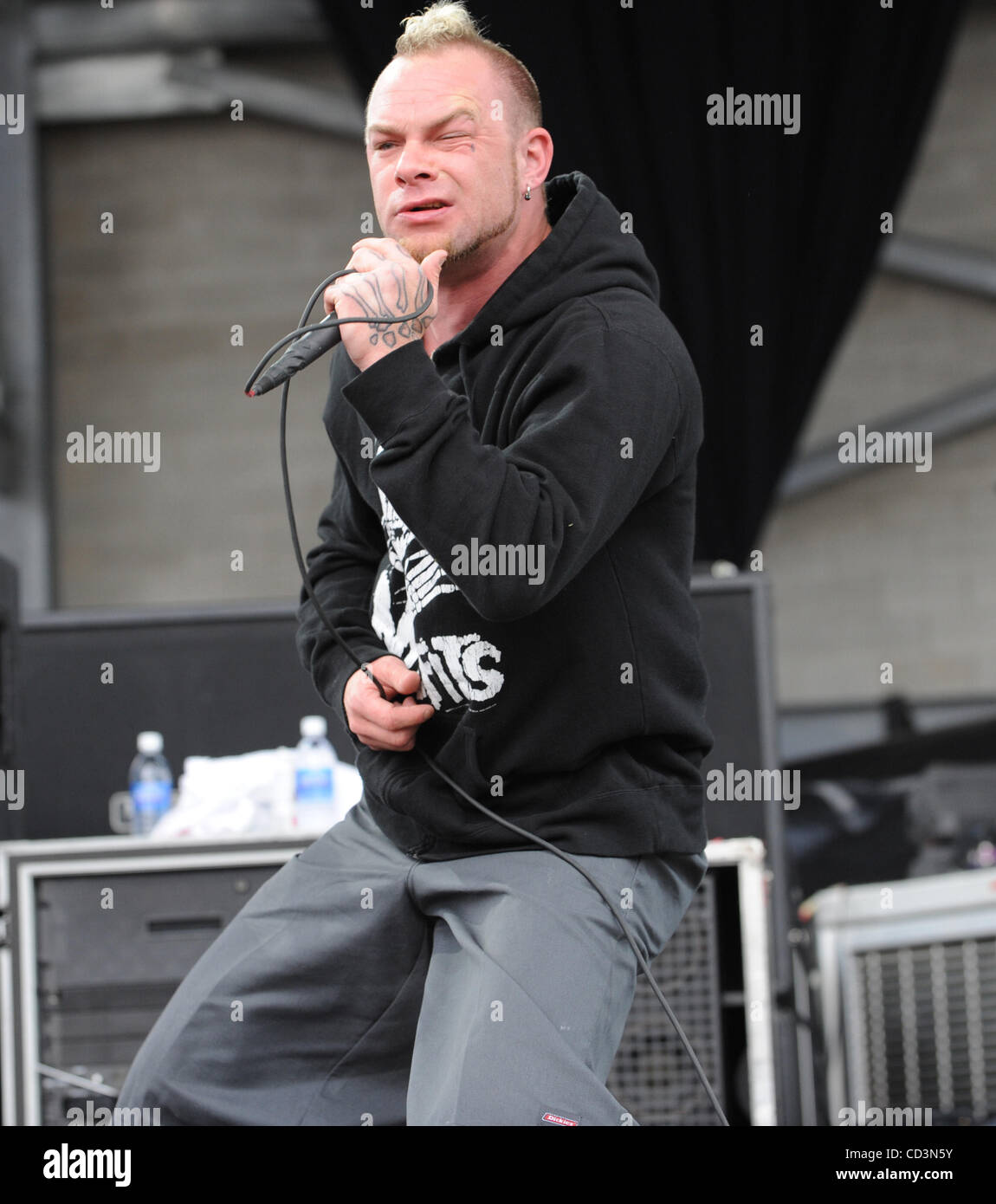 May 18, 2008 - Columbus, Ohio; USA - Singer IVAN "GHOST" MOODY of the ...