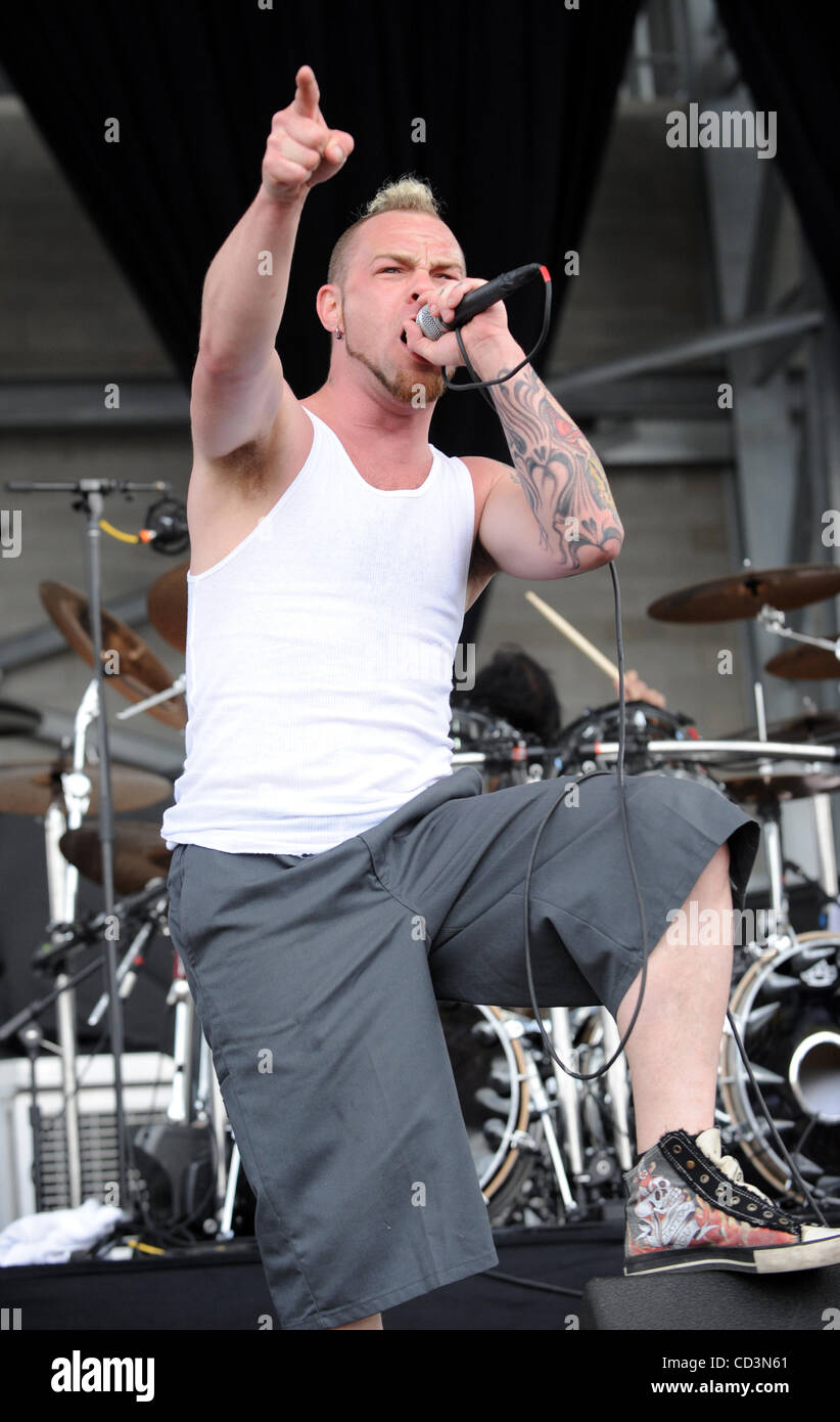 May 18, 2008 - Columbus, Ohio; USA - Singer IVAN "GHOST" MOODY of the ...