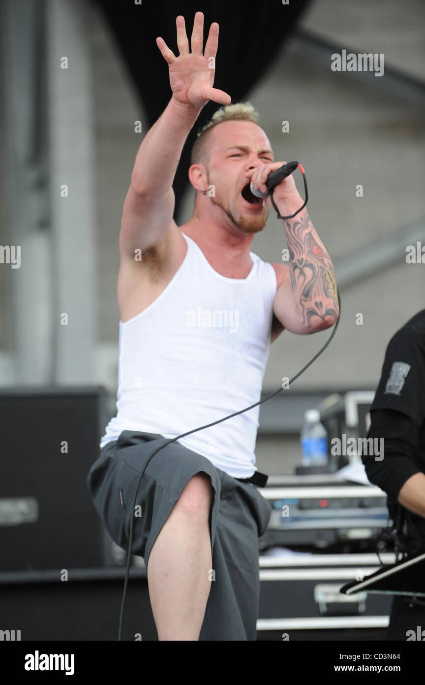 May 18, 2008 - Columbus, Ohio; USA - Singer IVAN "GHOST" MOODY of the ...