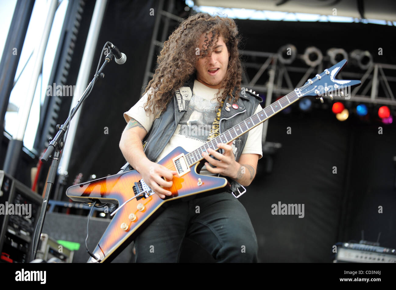 May 18, 2008 - Columbus, Ohio; USA - Guitarist ALEX "LEX" NUNEZ of the ...