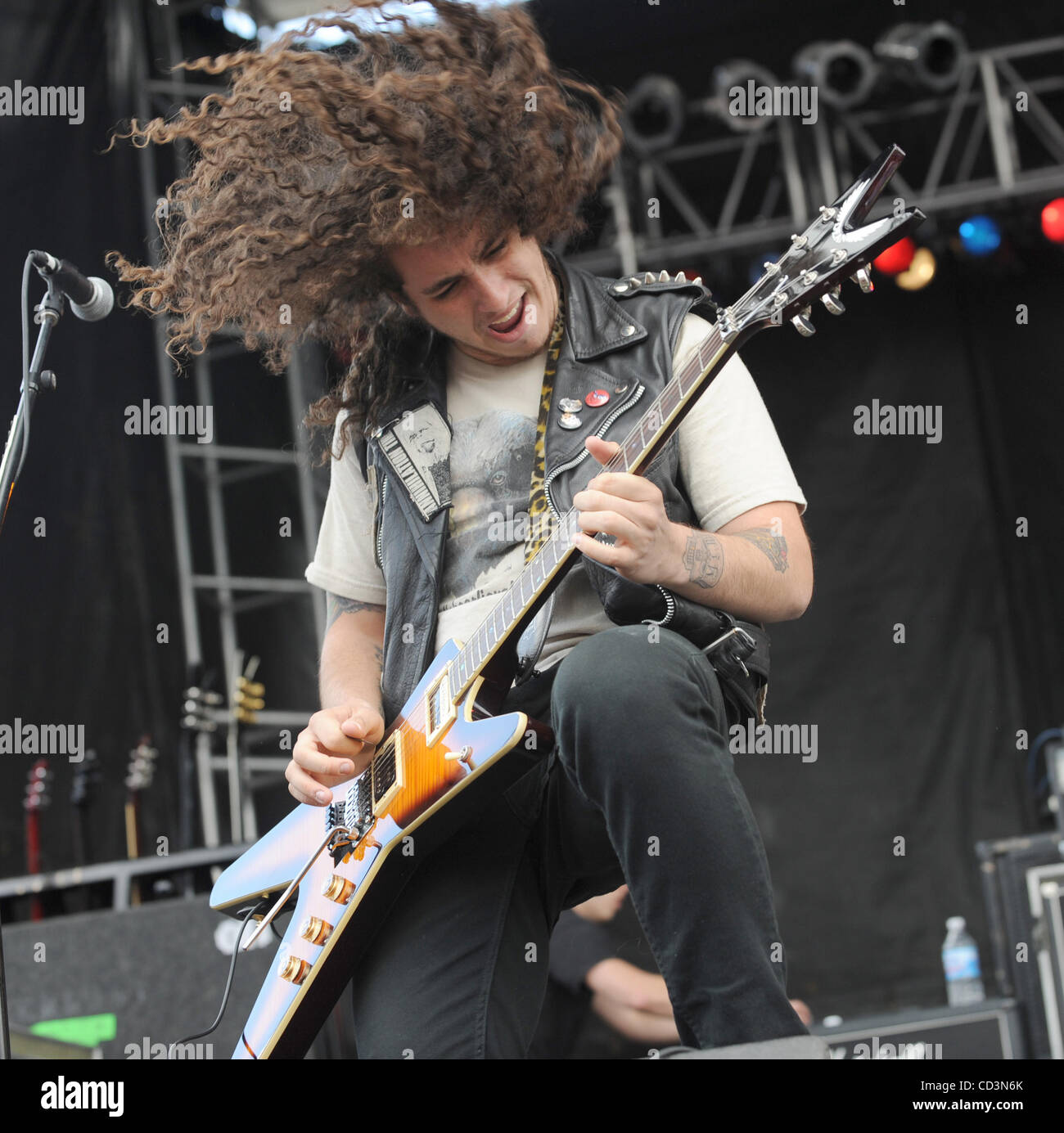 May 18, 2008 - Columbus, Ohio; USA - Guitarist ALEX "LEX" NUNEZ of the ...