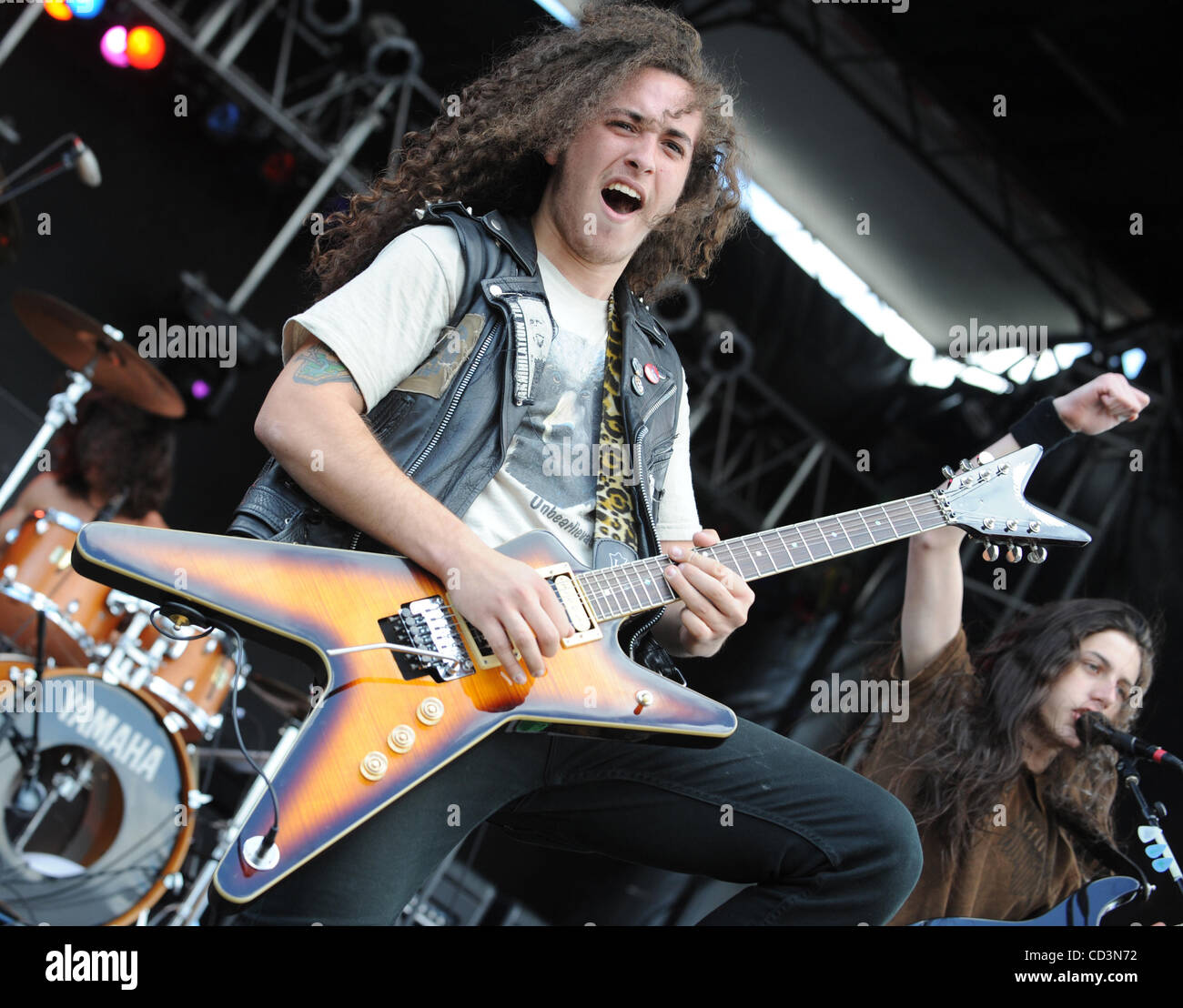 May 18, 2008 - Columbus, Ohio; USA - Guitarist ALEX "LEX" NUNEZ of the ...