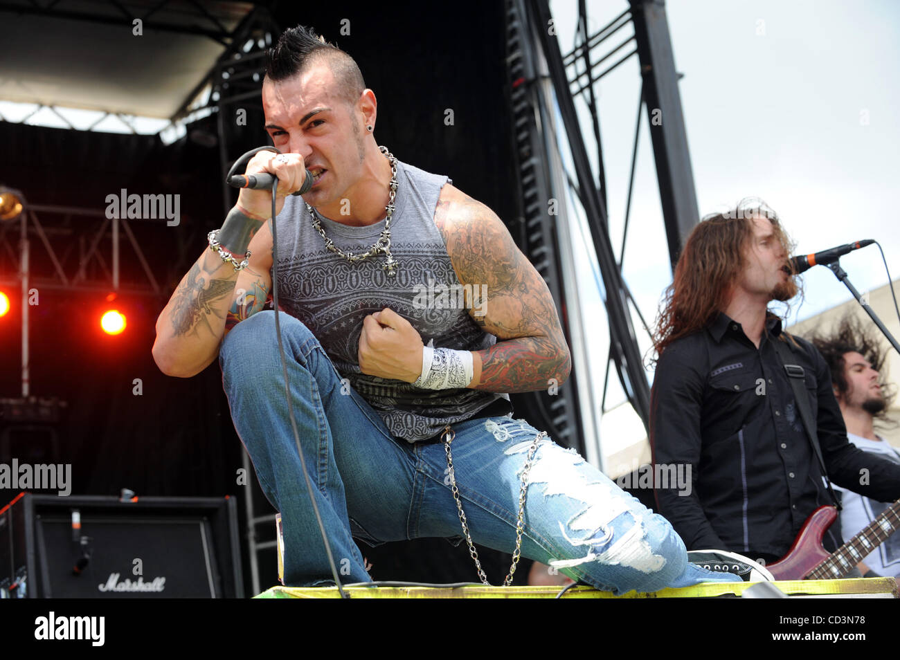 May 18, 2008 - Columbus, Ohio; USA - Singer RICH LUZZI of the band Rev ...