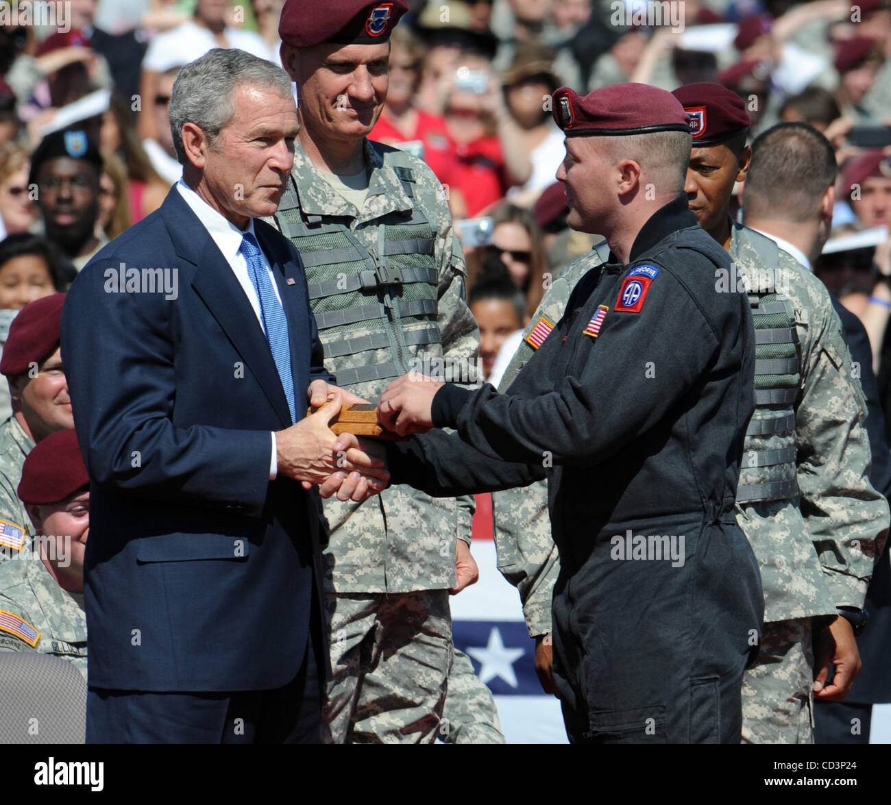 May 22, 2008 - Fort Bragg, North Carolina; USA - President George W ...