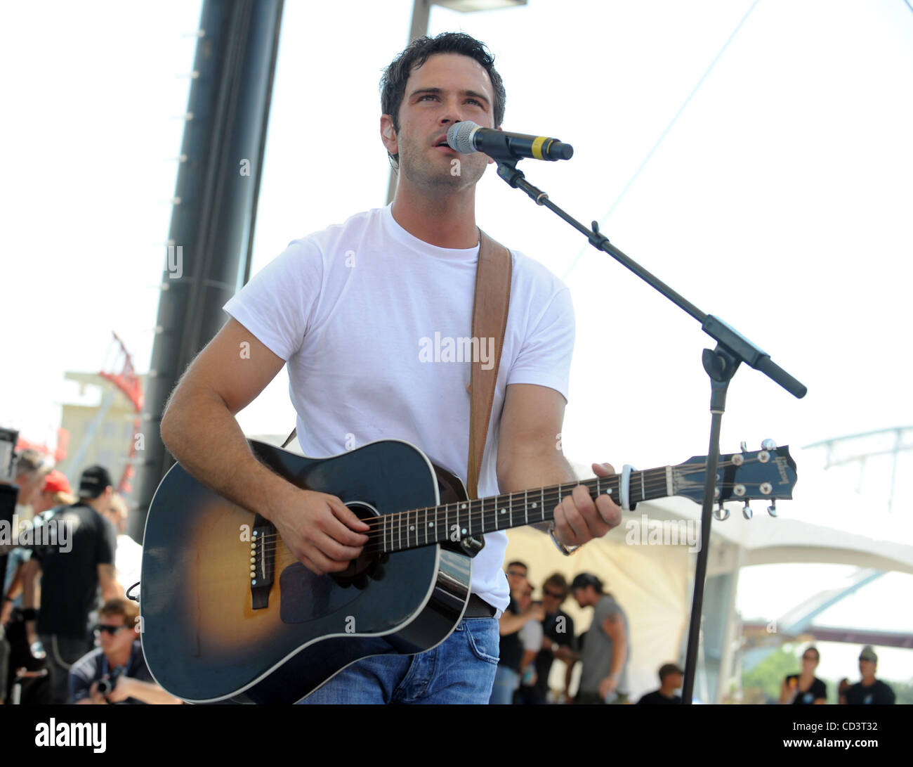 Jun 5, 2008 - Nashville, Tennessee; USA - Singer CHUCK WICKS performs ...