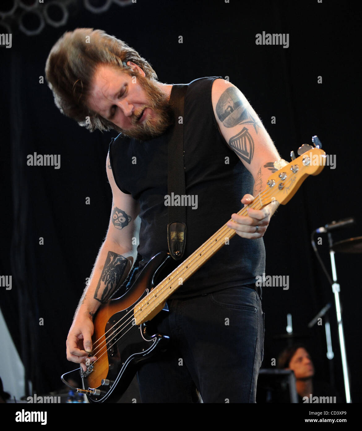 Jun 14, 2008 - Manchester, Tennessee, USA - Bass Guitarist ANDREW ...