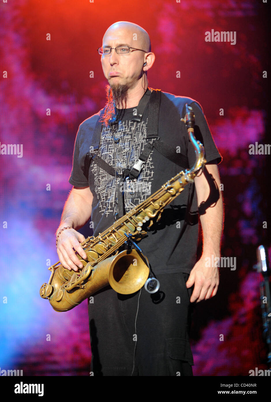 Jul 2, 2008 - Raleigh, North Carolina; USA - Saxophnist JEFF COFFIN ...