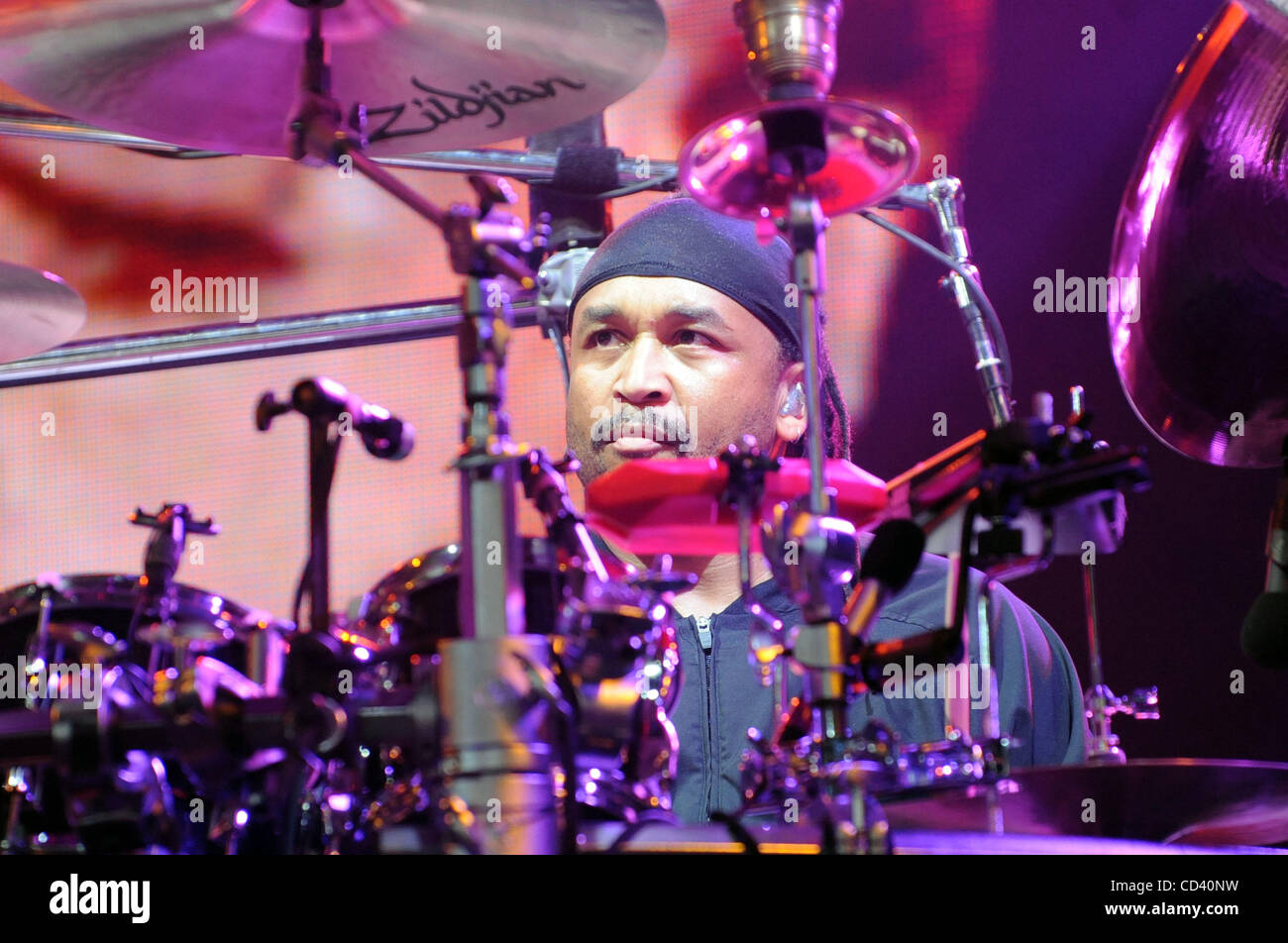 Jul 2, 2008 - Raleigh, North Carolina; USA - Drummer CARTER BEAUFORD of ...