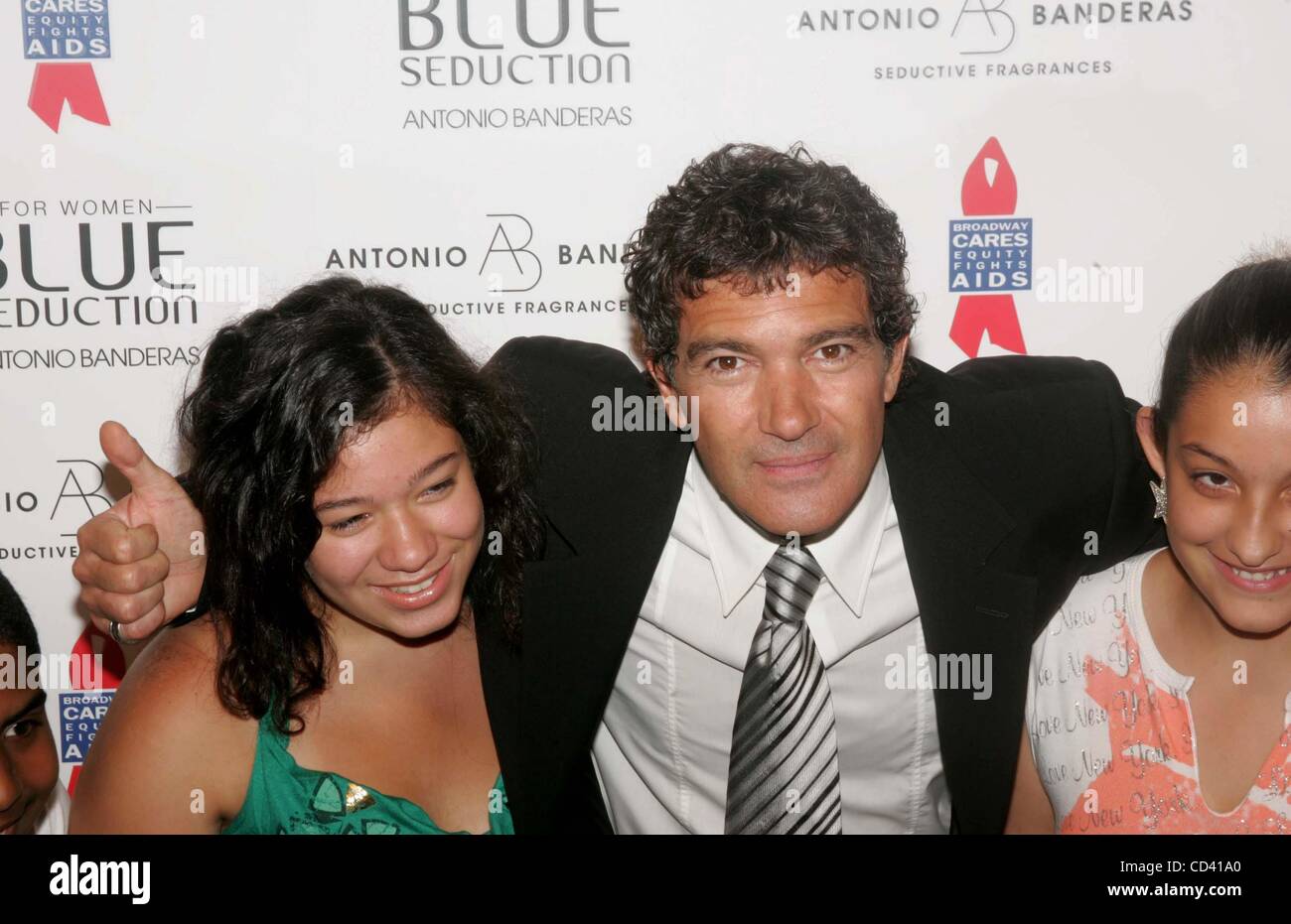 July 10, 2008 - New York, New York, U.S. - ANTONIO BANDERAS LAUNCHES ...
