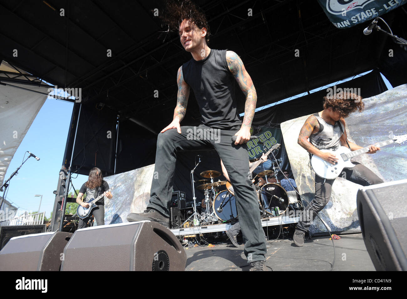 Jul 14, 2008 - Charlotte, North Carolina; USA - Singer TIM LAMBESIS of ...