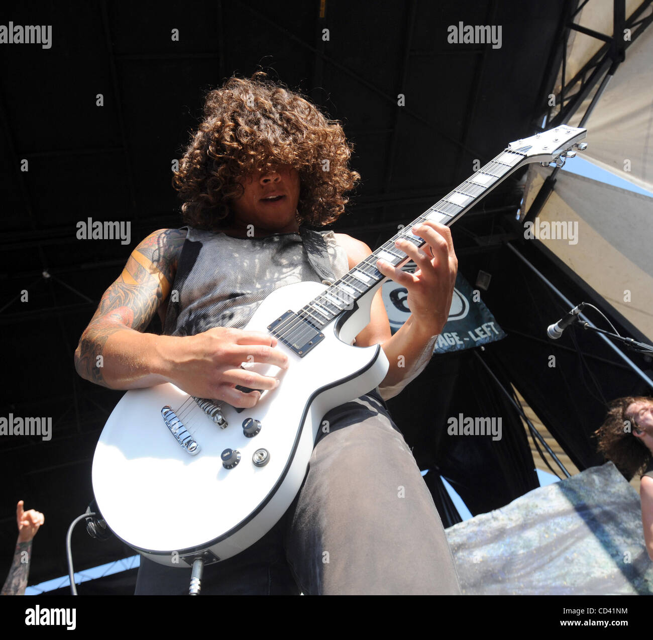Jul 14, 2008 - Charlotte, North Carolina; USA - Guitarist NICK HIPA of ...