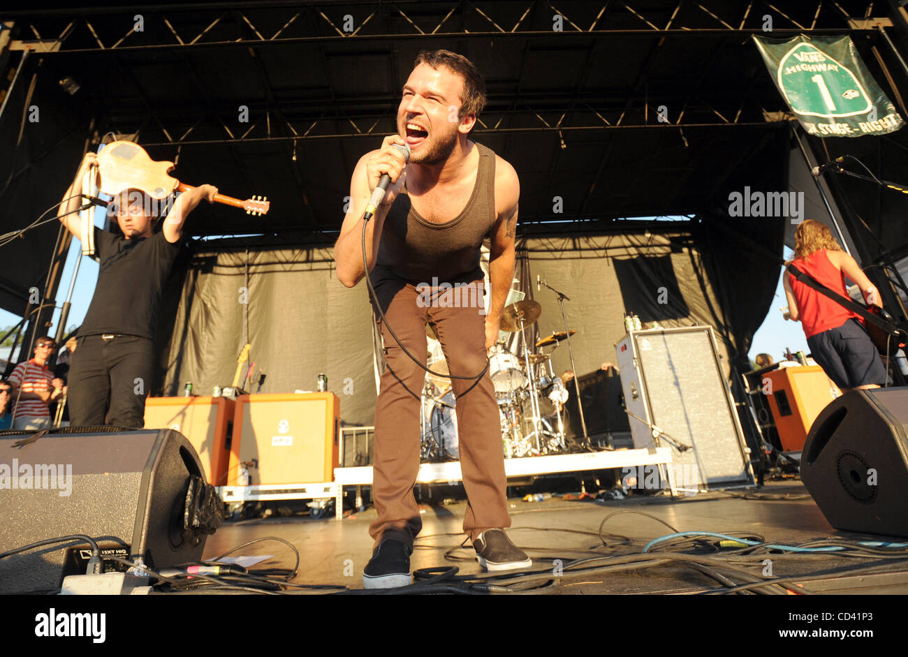 Jul 14, 2008 - Charlotte, North Carolina; USA - Singer MAX BEMIS of the ...