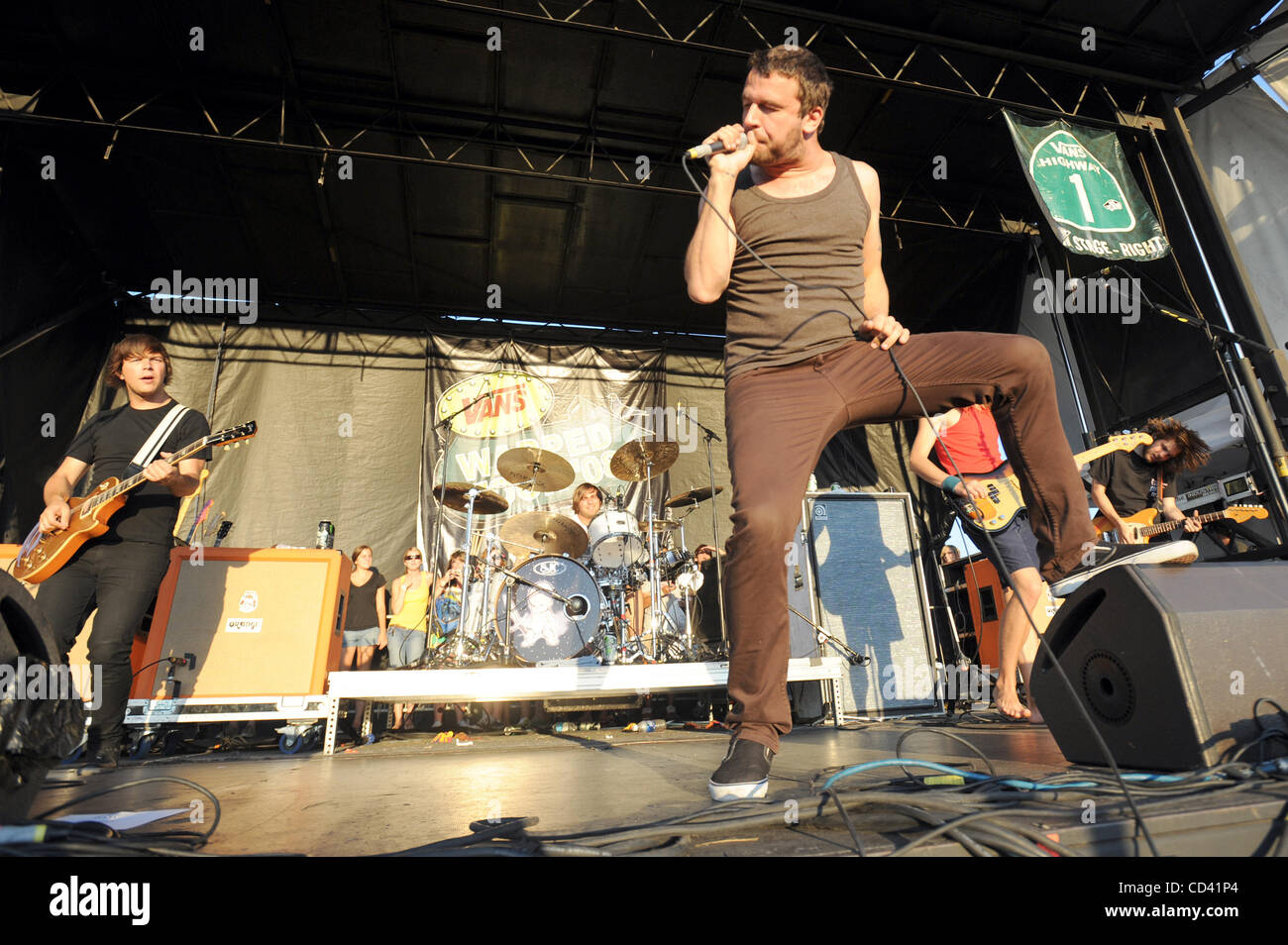 Jul 14, 2008 - Charlotte, North Carolina; USA - Singer MAX BEMIS of the ...