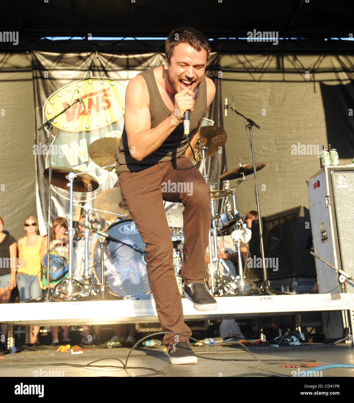 Jul 14, 2008 - Charlotte, North Carolina; USA - Singer MAX BEMIS of the ...