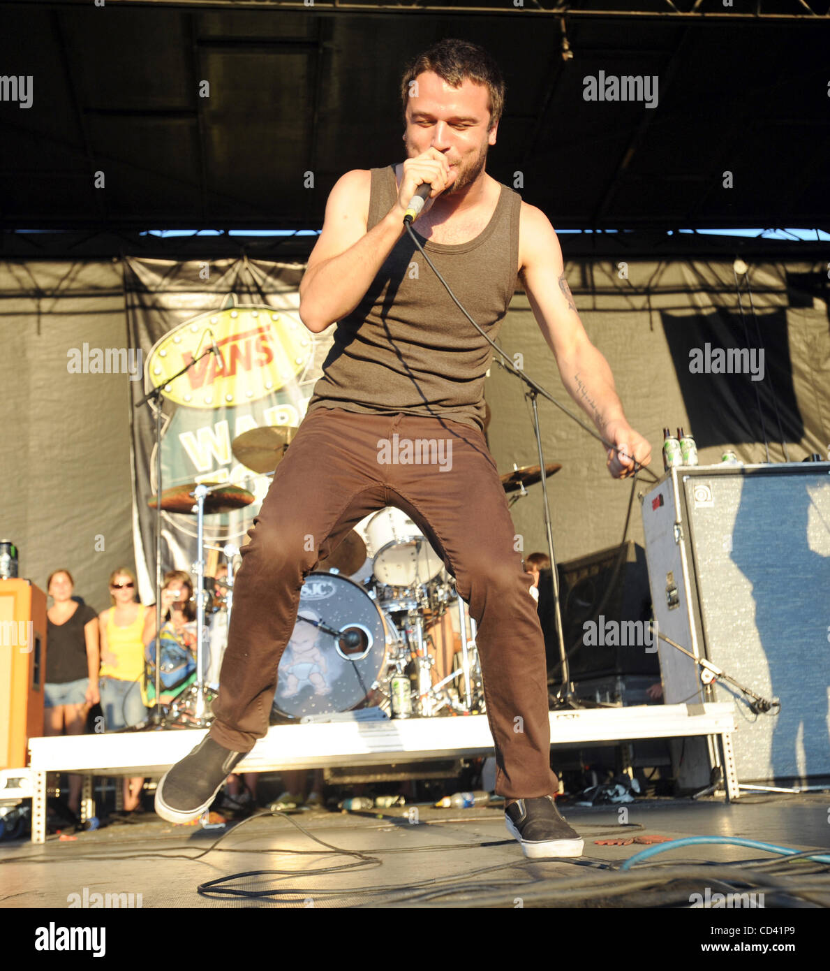 Jul 14, 2008 - Charlotte, North Carolina; USA - Singer MAX BEMIS of the ...