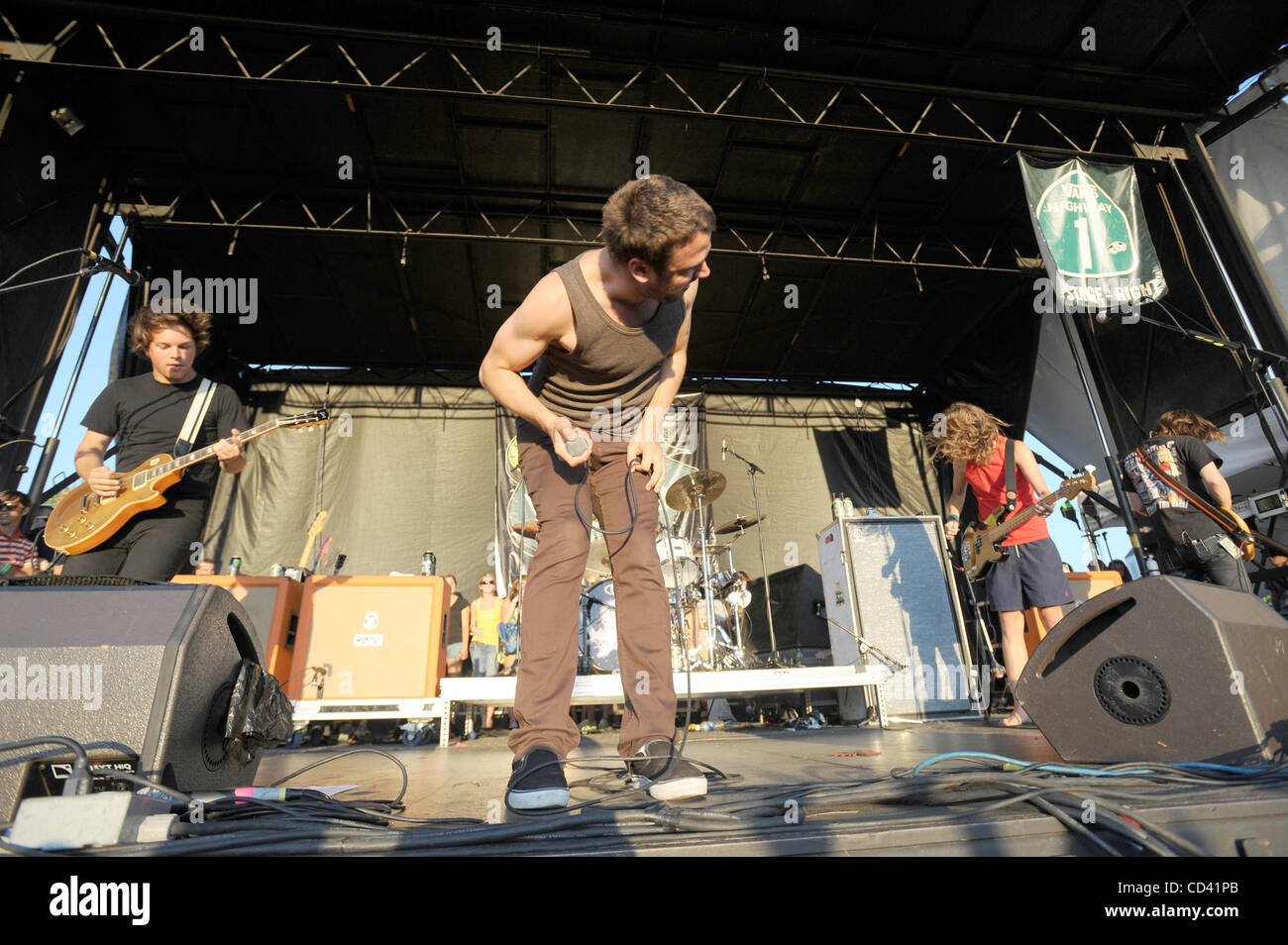 Jul 14, 2008 - Charlotte, North Carolina; USA - Singer MAX BEMIS of the ...