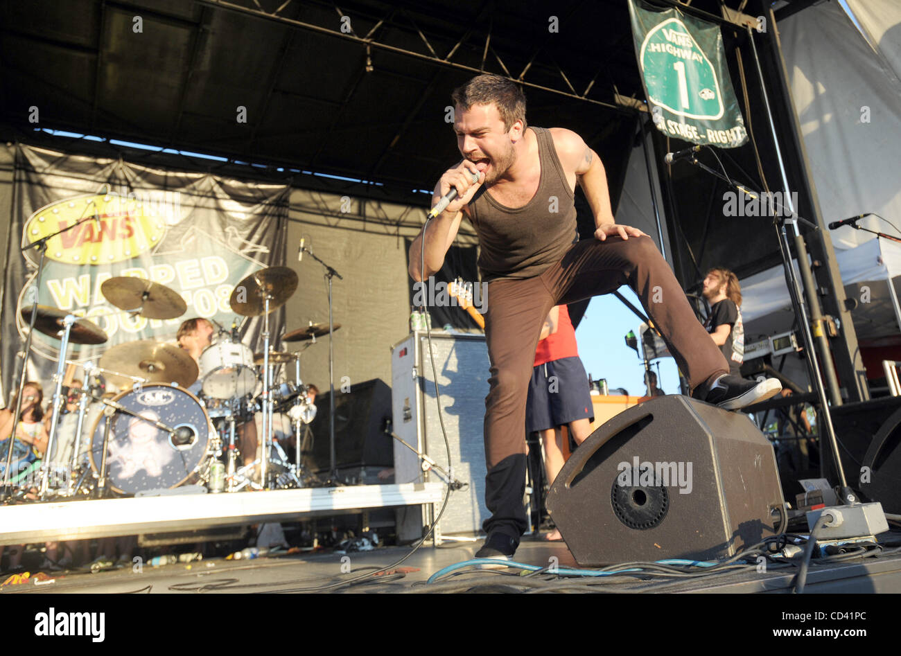 Jul 14, 2008 - Charlotte, North Carolina; USA - Singer MAX BEMIS of the ...