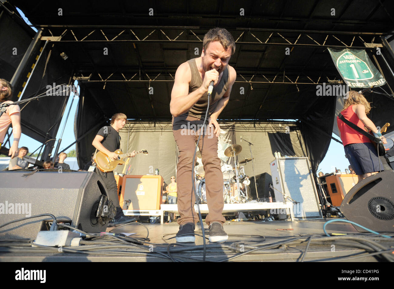 Jul 14, 2008 - Charlotte, North Carolina; USA - Singer MAX BEMIS of the ...