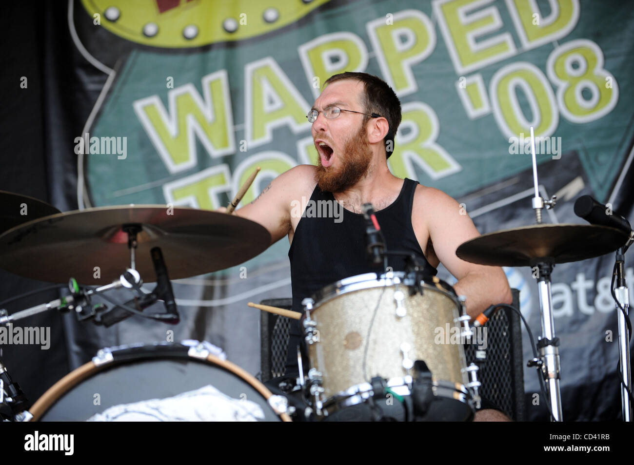 Jul 14, 2008 - Charlotte, North Carolina; USA - Drummer WARREN OAKES of ...