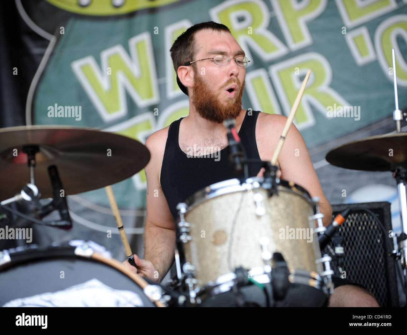 Jul 14, 2008 - Charlotte, North Carolina; USA - Drummer WARREN OAKES of ...