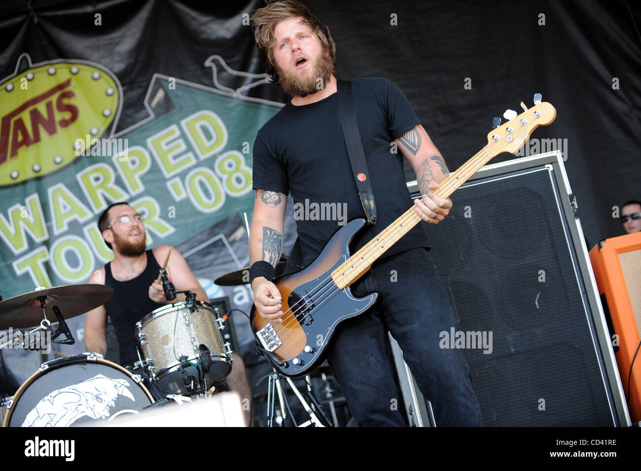 Jul 14, 2008 - Charlotte, North Carolina; USA - Bass Guitarist ANDREW ...