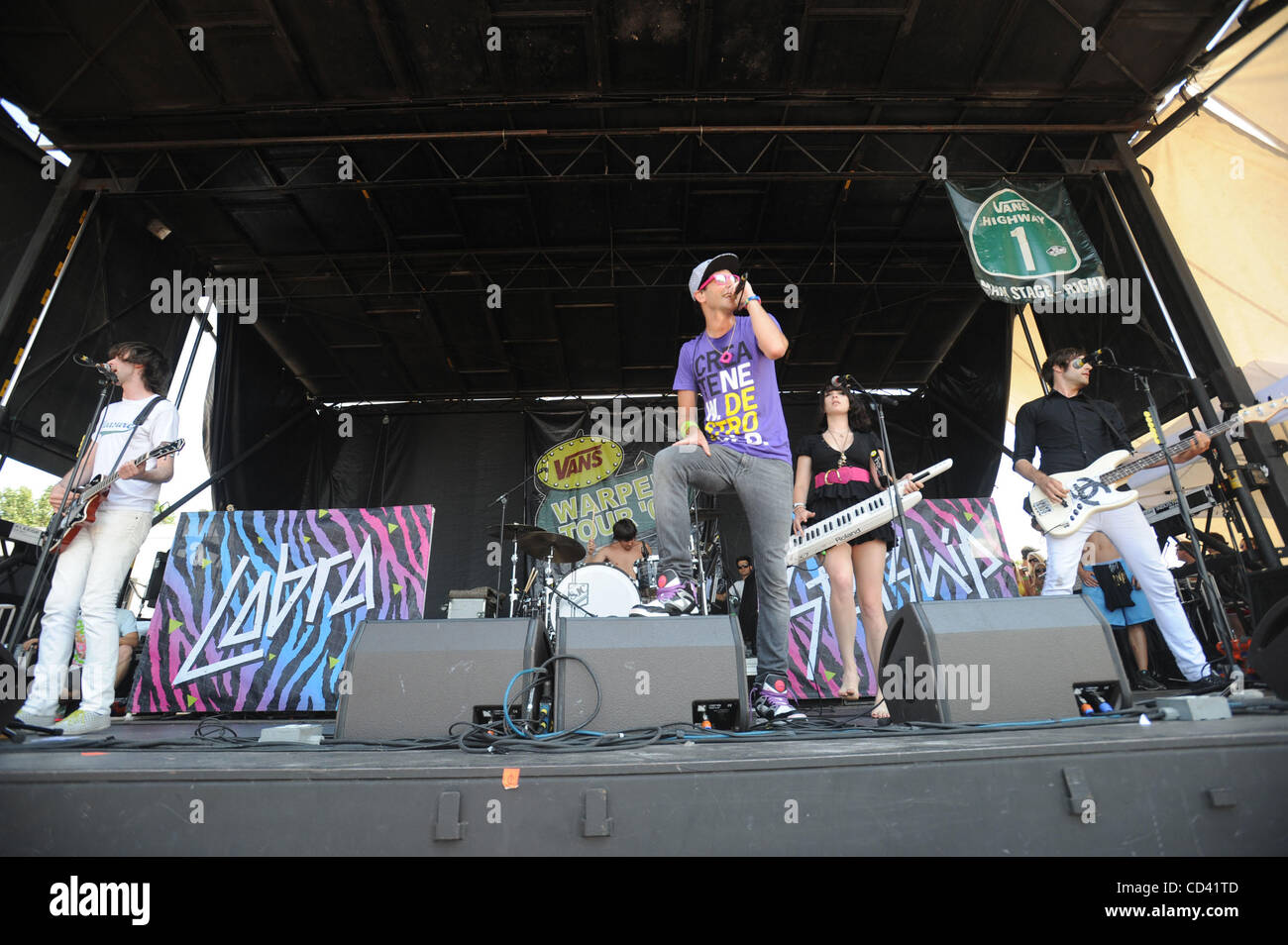 Jul 14, 2008 - Charlotte, North Carolina; USA - Singer GABE SAPORTA of ...